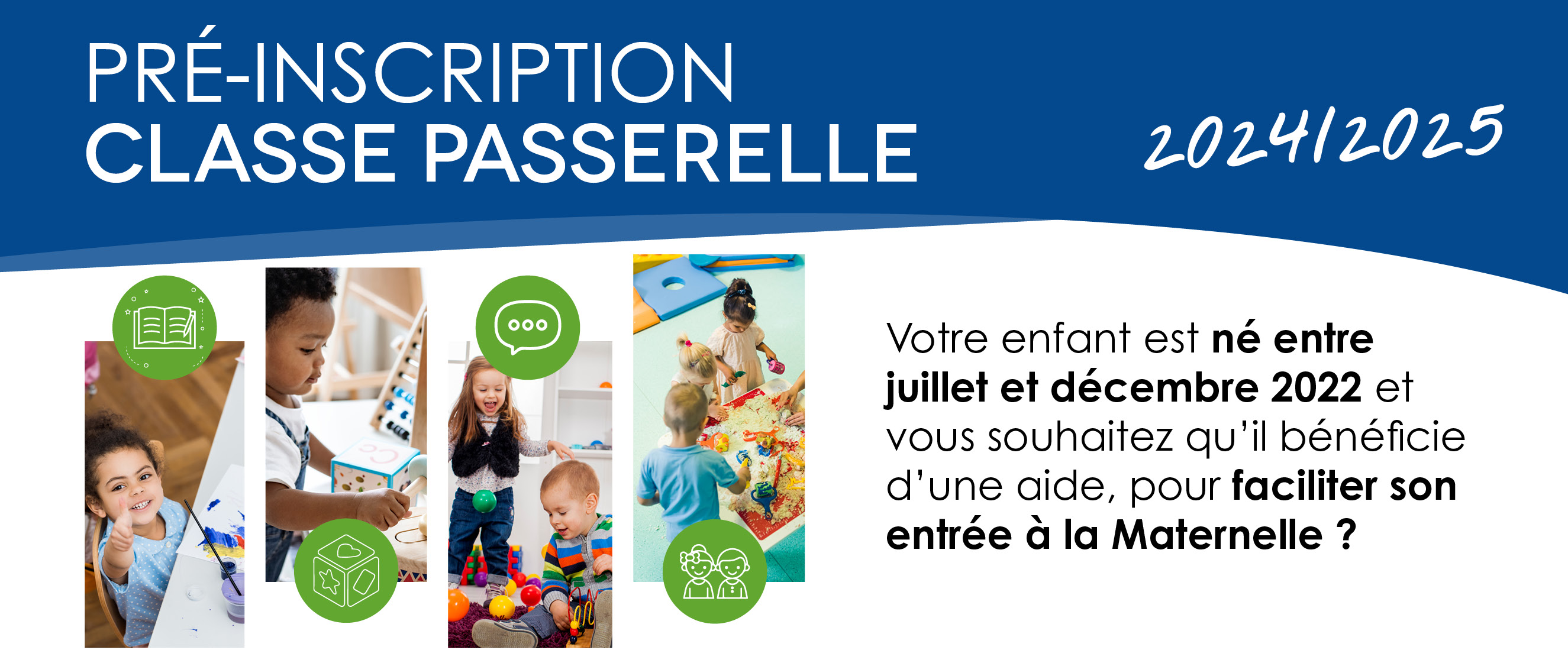 Pré-inscription en Classe Passerelle